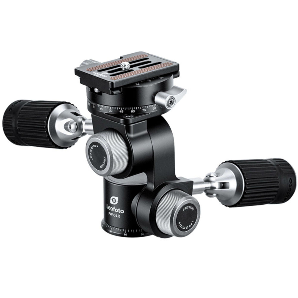 Leofoto FW-01R Pan and Tilt Head with RH-2L Panning Clamp and NP-60 Pl – Hypop
