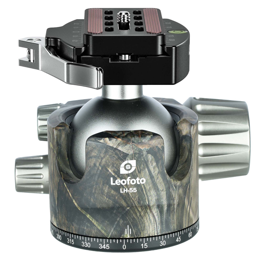 Leofoto LH-55LR 55mm Low Profile Ball Head with LR-70 Quick Release Le – Hypop