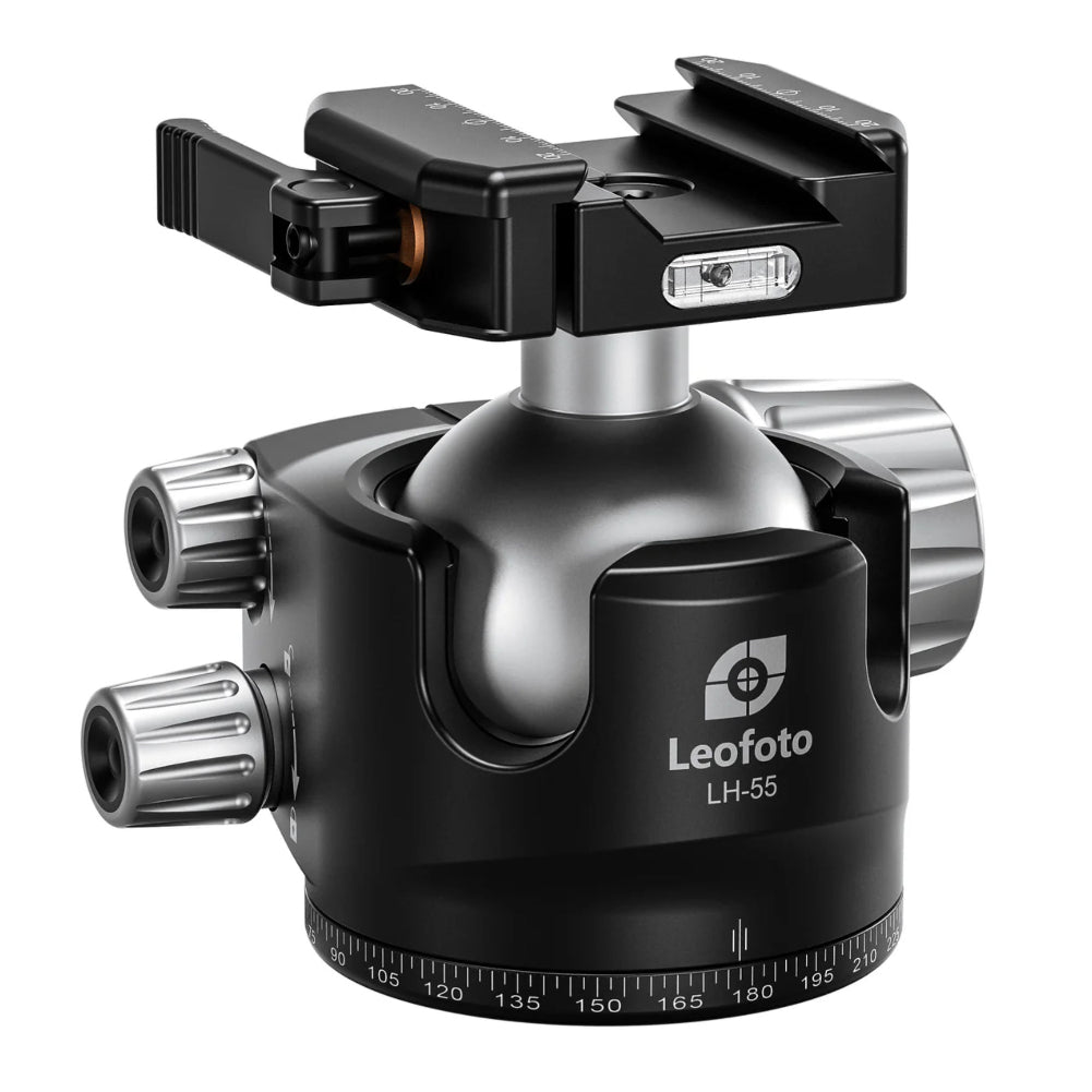 Leofoto LH-55LSC Lever-Release Hybrid Clamp Ball Head – Hypop