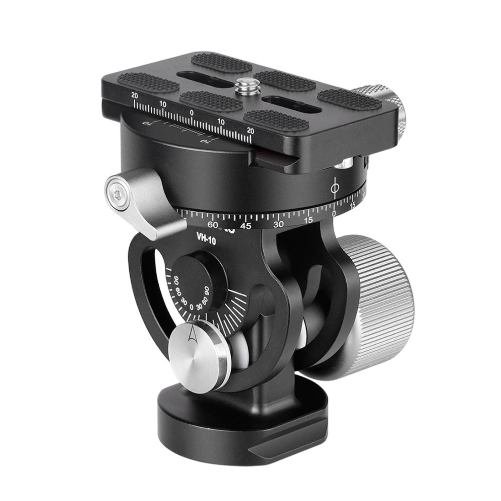 Leofoto VH-10 2-Way Monopod Head with Panning Clamp and BPL-50N Plate – Hypop