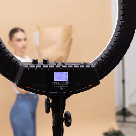 18" LED Portable Ring Light - Diamond Luxe III | Hypop