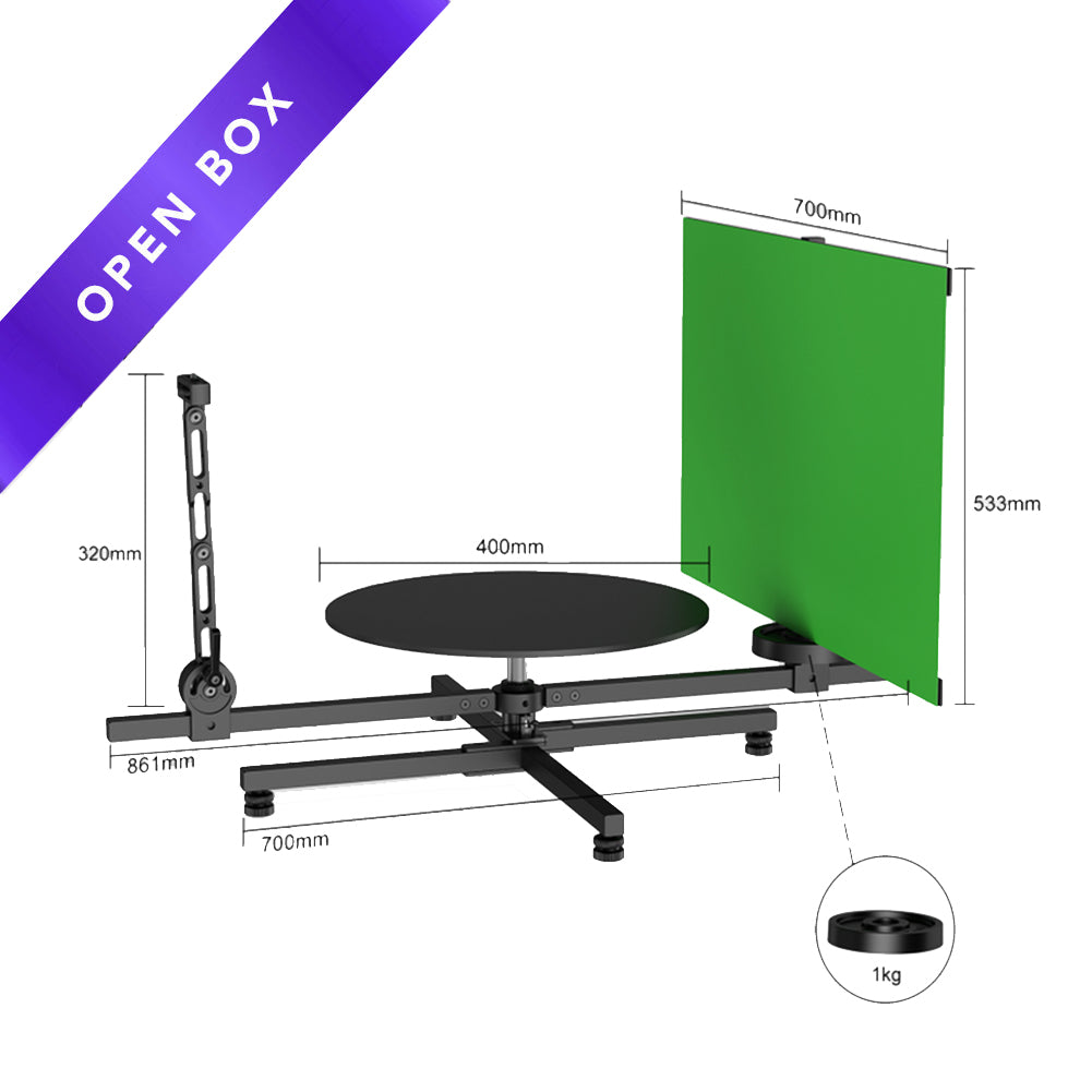 SPIN STUDIO MINI 360° Photo Booth Rotating Camera Platform (Max Load 3 ...