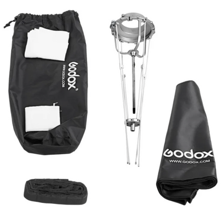 Godox 95cm/37" Collapsible Octagon Softbox with Grid (Bowens) | Hypop