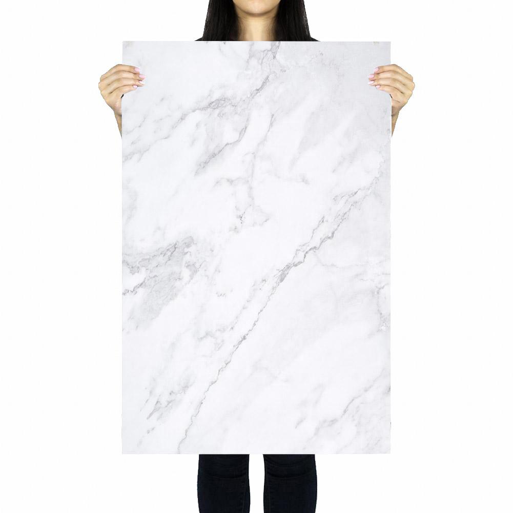 Flat Lay Instagram Backdrop - 'Brighton' White Marble (56cm x 87cm) – Hypop