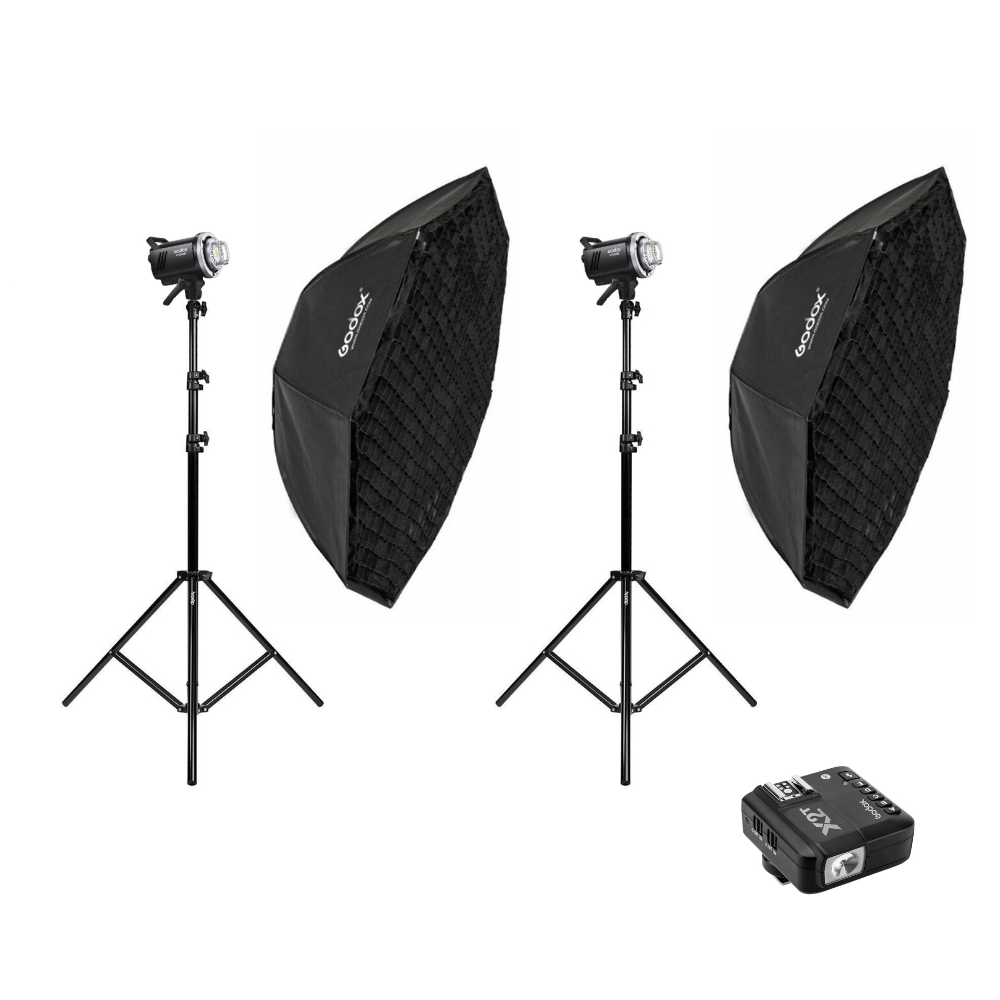 Godox 'Home Studio' Starter 600W (2 x MS300-V) Studio Flash Lighting P ...