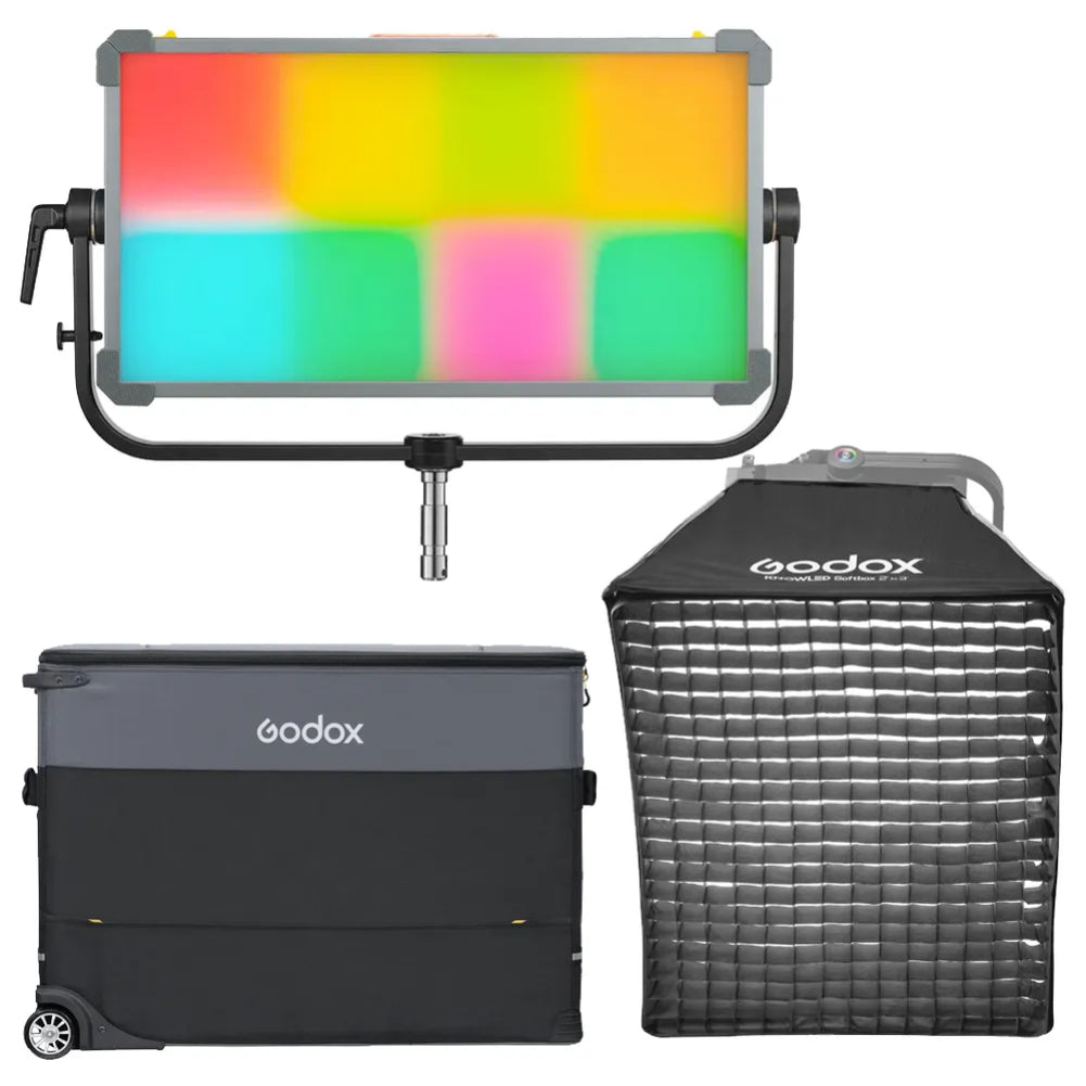 Godox KNOWLED P600R RGB LED Light Panel (Travel Kit) – Hypop
