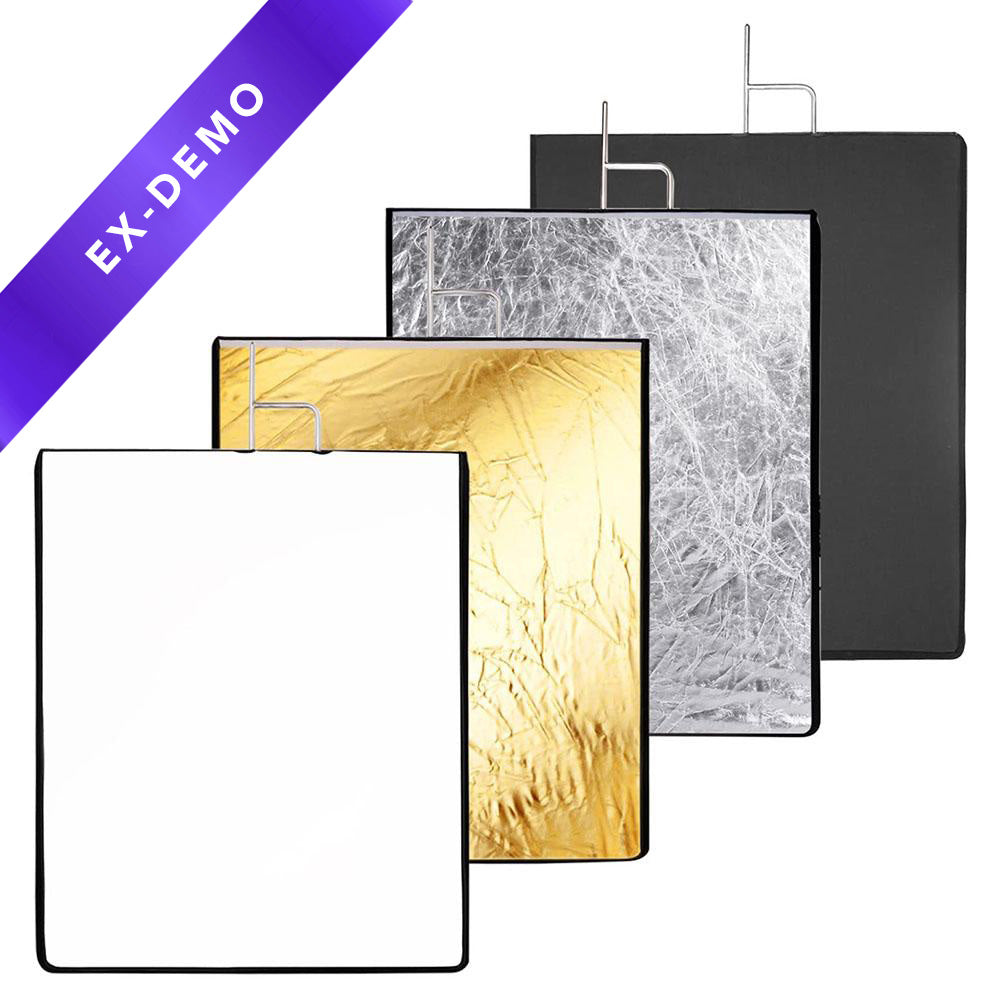 Metal Flag 4-in-1 60 x 75cm Panel Diffuser and Reflector for Boom Arm ...