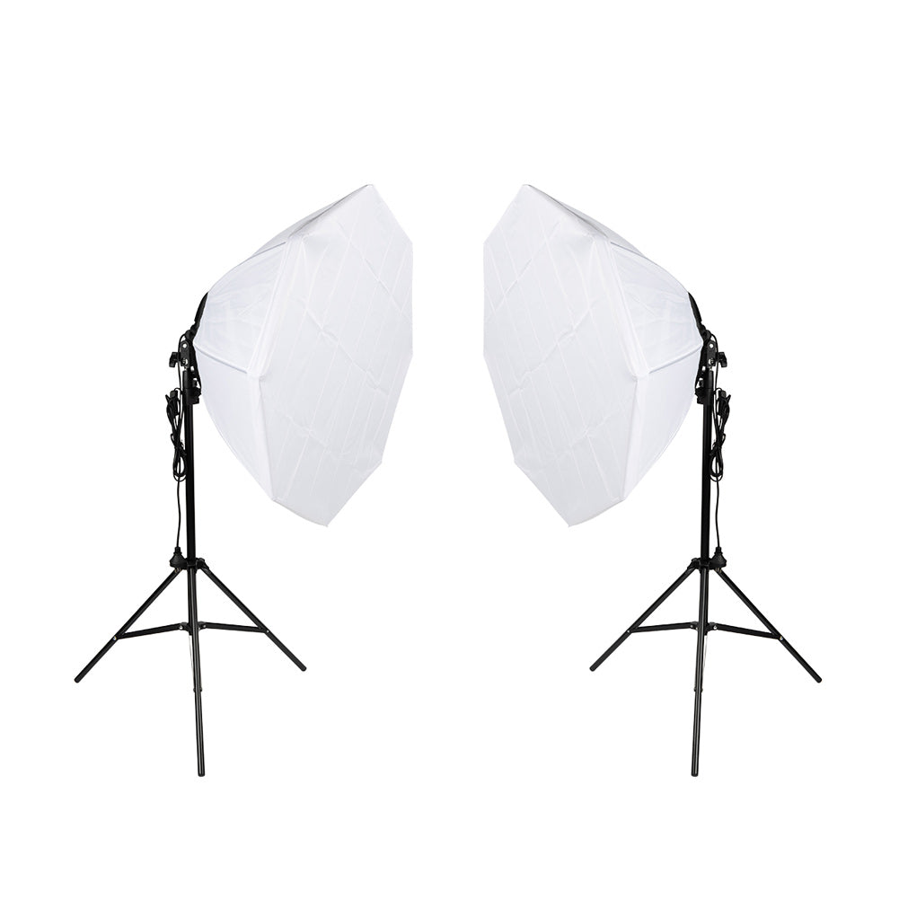 Octagon Dimmable LED Bi-Coloured Octagon Softbox Lighting Kit (DEMO ...