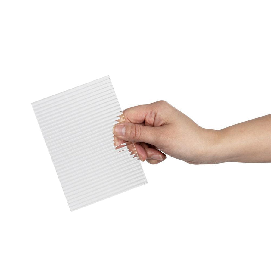 Ribbed Transparent Acrylic Sheet Styling Prop 14cmx10cm (6mm thickness ...