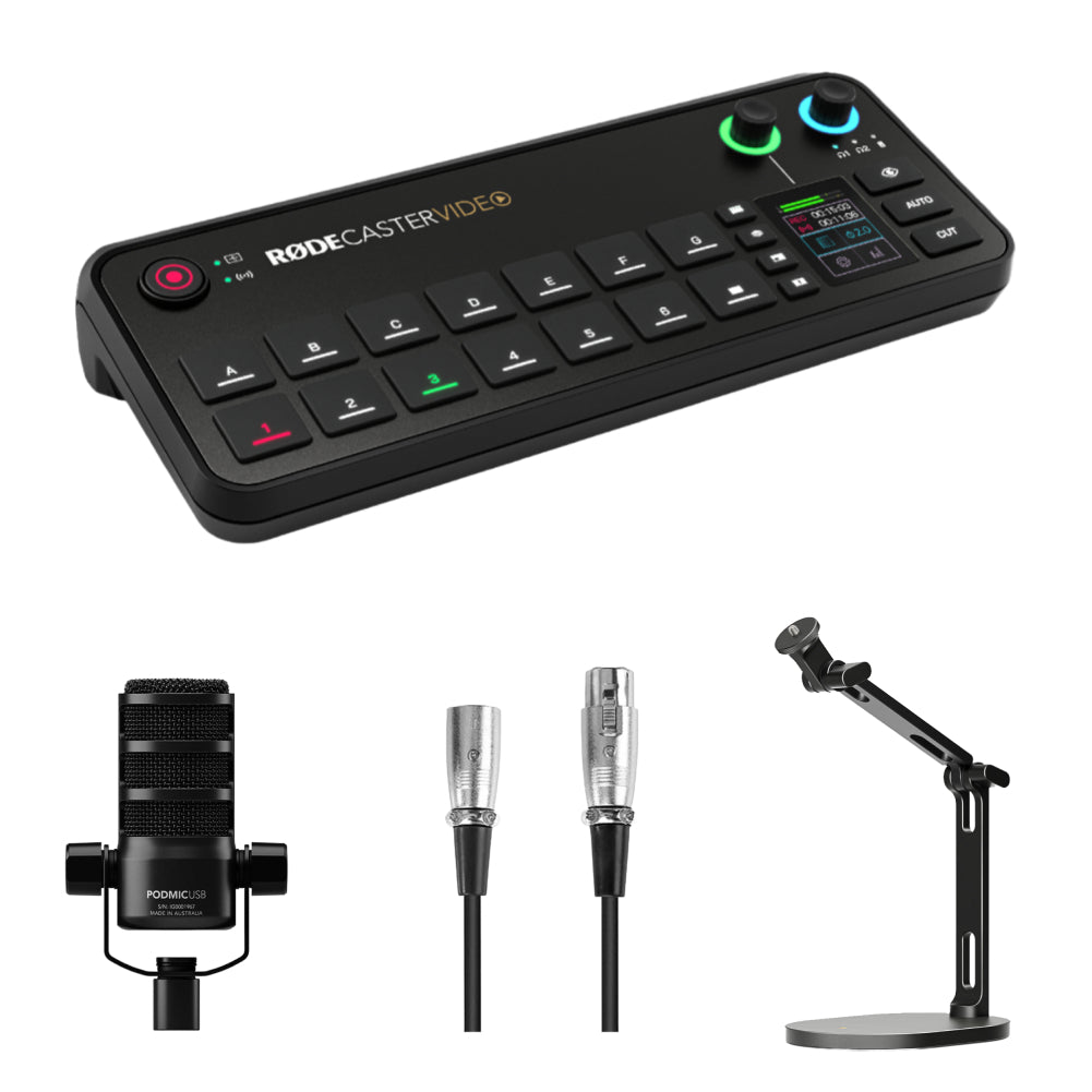 Rode RODECaster Video Multi-Camera Podcasting Kit - Bundle – Hypop