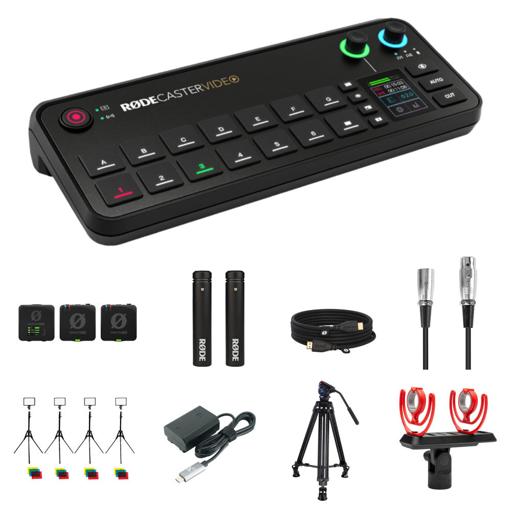 Rode RODECaster Video Unboxing/Cooking Production Kit - Bundles – Hypop
