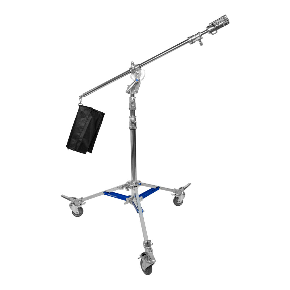 Spectrum 430cm Heavy Duty Studio Boom Combi Stand With Wheels 40kg Load ...