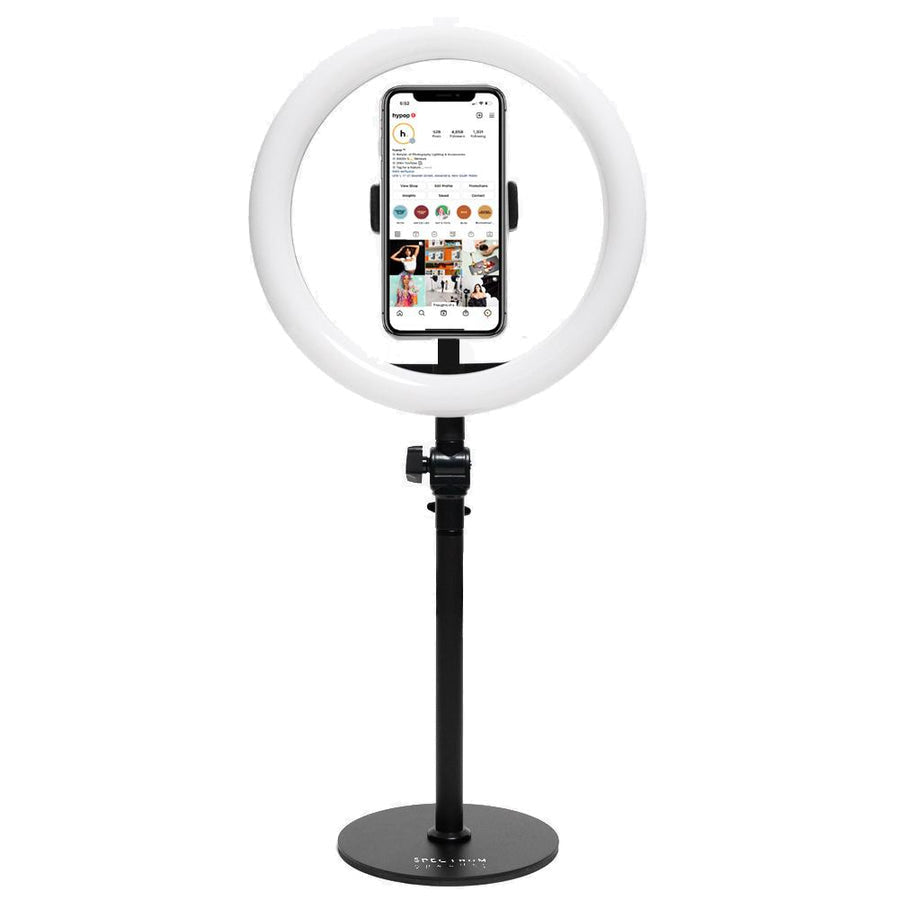 10" Black LED Table Ring Light - Opaluxe | Hypop