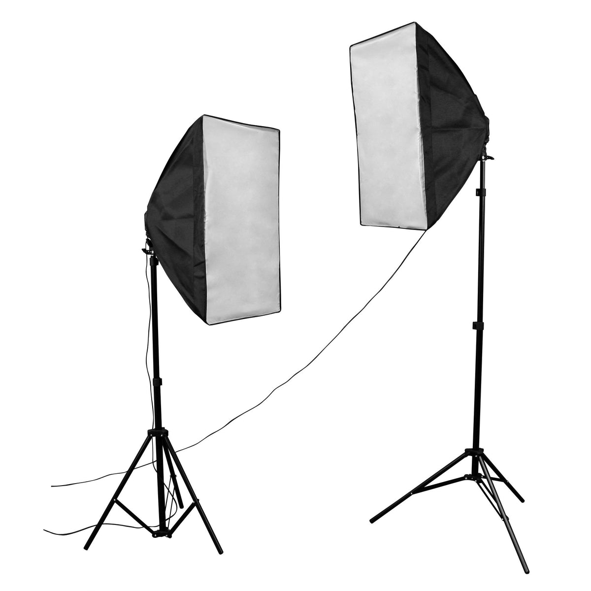 50cm x 70cm Quad Head Double Rectangle Softbox Set | Hypop