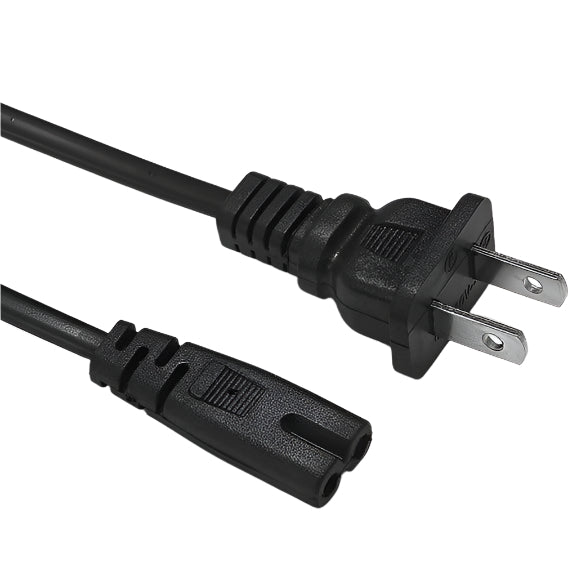Spectrum Power Lead Cable Cord Male AC to Female IEC - 2m USA Figure 8 ...