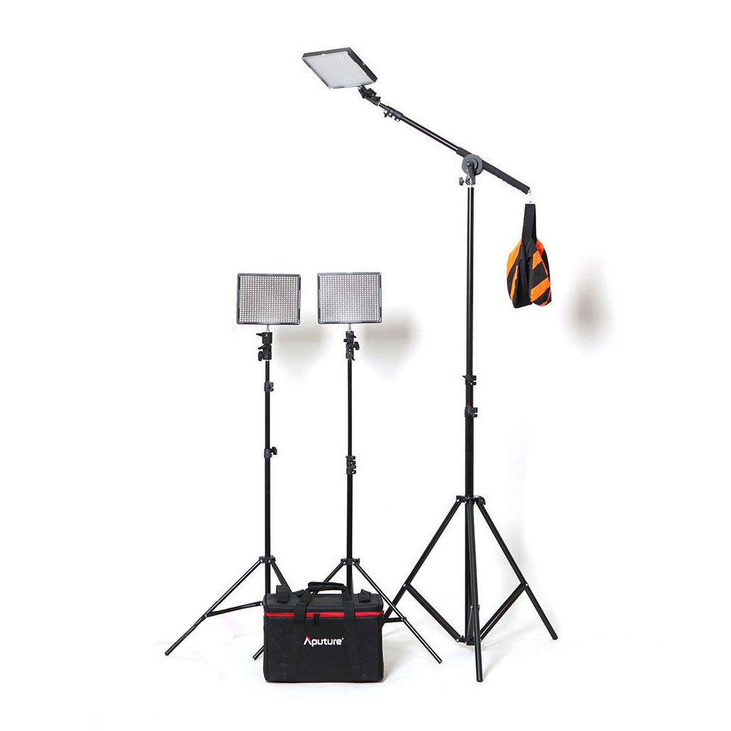 Aputure 3 x HR672 LED Video Continuous Portable 3 Point Lighting Kit ...