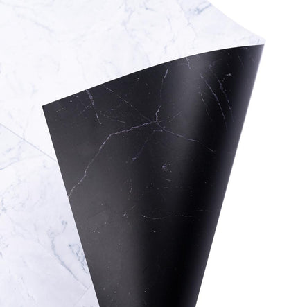 Flat Lay Instagram Backdrop - 'Paddington' Black Marble (56cm x 87cm ...