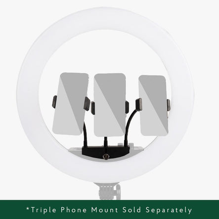 18" LED Portable Ring Light - Diamond Luxe III | Hypop