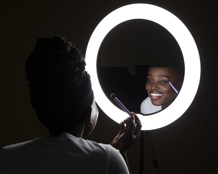 19" LED Professional Ring Light Kit - Spectrum Aurora Gold Luxe II – Hypop