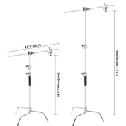 Adjustable Leg Heavy Duty Photographic C-Stand With Boom | Hypop