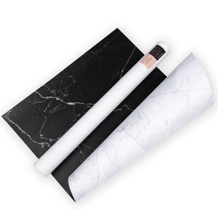 Flat Lay Instagram Backdrop - 'Paddington' Black Marble (56cm x 87cm ...