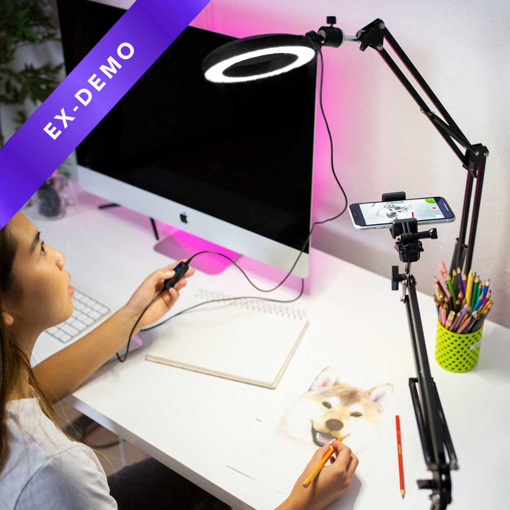 6" LED Ring Light Smartphone Holder Tabletop Kit 'Inner Artist Plus ...