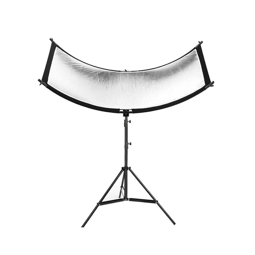 Curved 'Radiance Reflector Pro' with Stand For Portrait Photography (1 ...