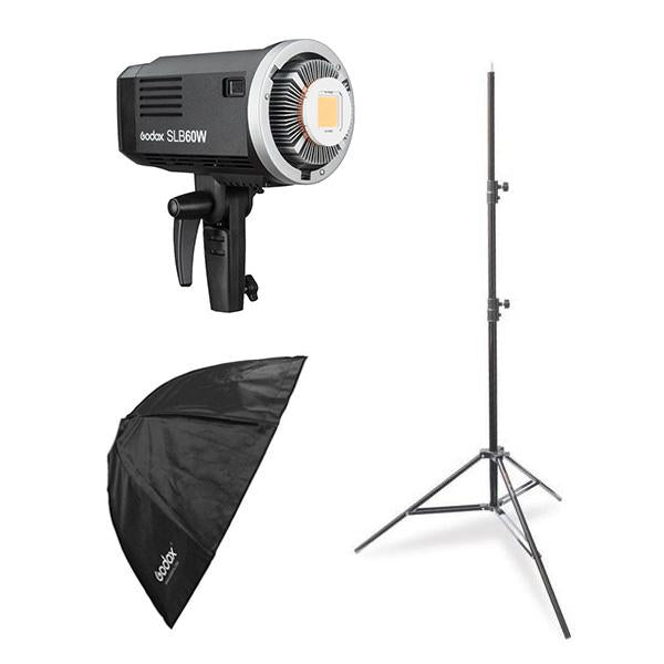 Godox SLB-60W LED Portable Kit (Including 95cm Collapsible Softbox and ...
