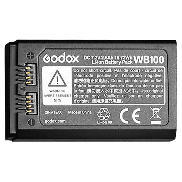 Godox WB100 Lithium Ion Battery For AD100, V1, V860III | Hypop