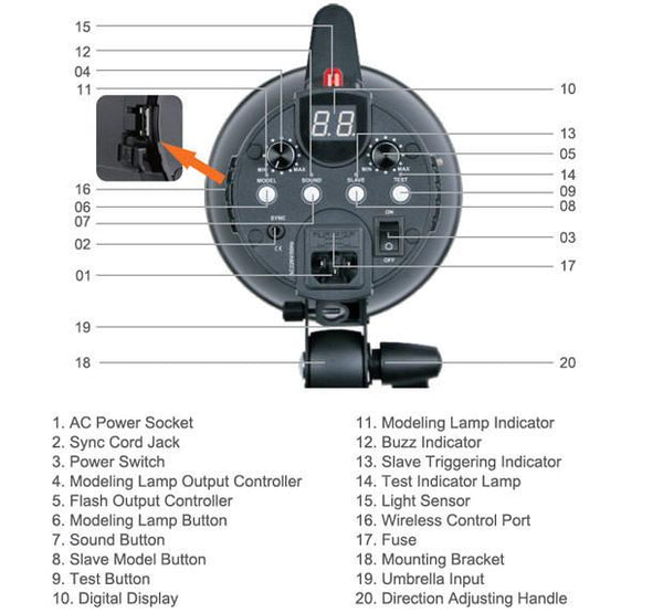Godox Gemini GS-300 300W Studio Flash | Hypop