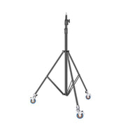Heavy Duty Adjustable 3m Tripod Light Stand With Wheels | Hypop