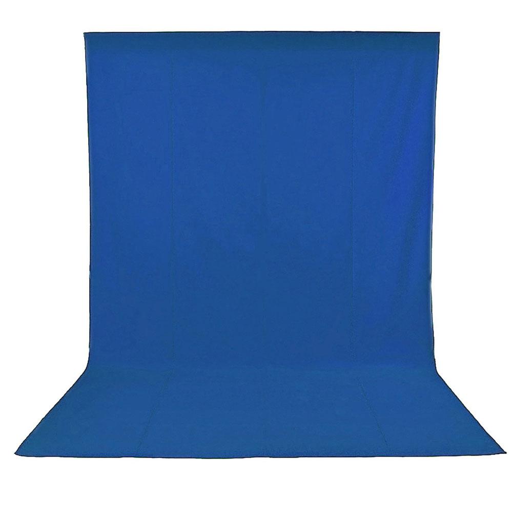 Hypop Chroma Key Blue 1.8M x 2.8M Cotton Muslin Background | Hypop