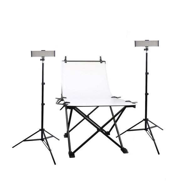 Hypop Large Product Photography Table LED Light Kit 100x200CM