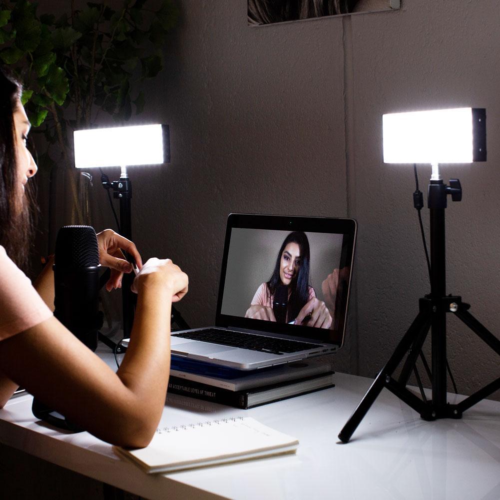 9" LED Photography Video Studio Lighting Kit - 2x 'DUO' Crystal Luxe ...