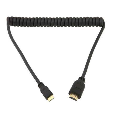 Kamerar New 0.6m HDMI Spring Cable for Monitor DSLR | Hypop