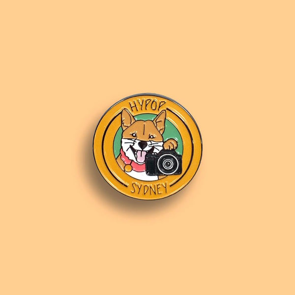 'KENJI BOY' 1" Shiba Inu Dog Soft Fashion Accessory Enamel Pin – Hypop