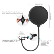 Microphone Pop Filter Shield with Flexible Gooseneck | Hypop