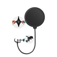 Microphone Pop Filter Shield with Flexible Gooseneck | Hypop