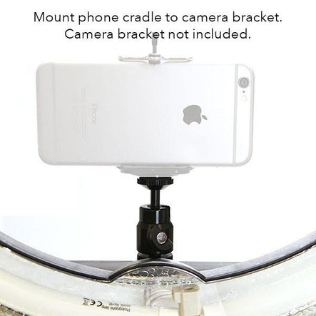 Mobile Phone Holder Cradle Mount for Spectrum Ring Lights | Hypop