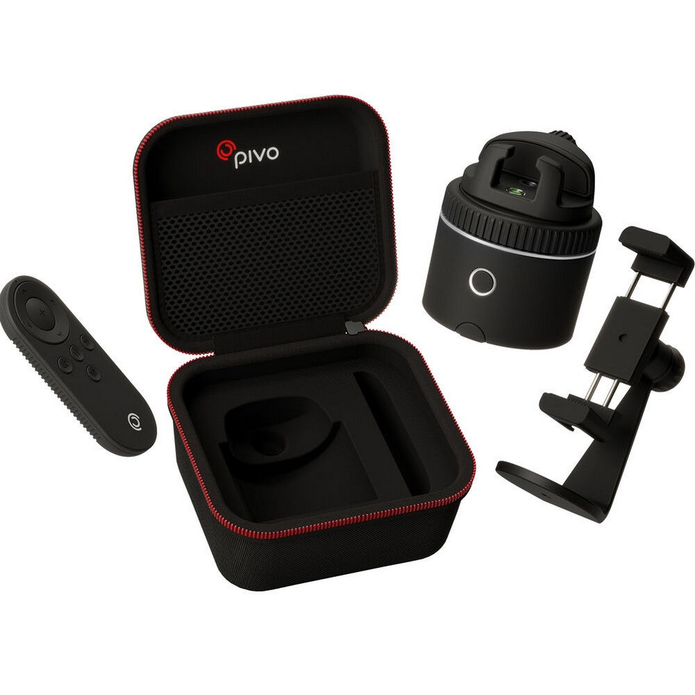 Pivo Pod Silver Auto-Tracking Smartphone Mount With Bracket & Case ...