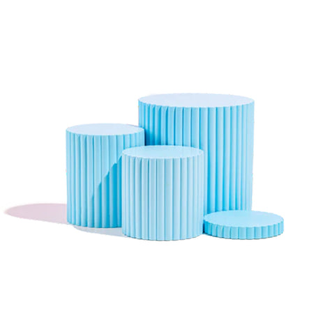 Propsyland Blue Fluted Plinth Bundle Styling Prop – Hypop
