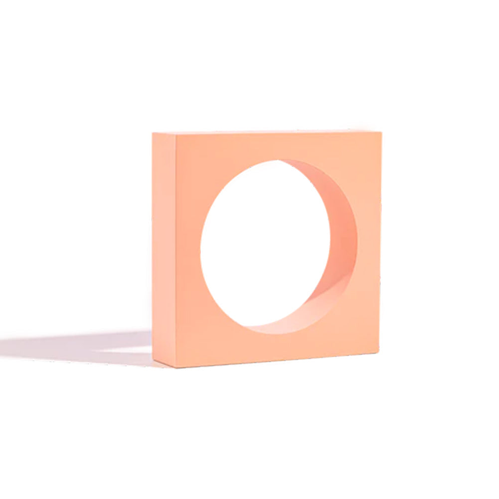 Propsyland Peach Square Circle Cut Out Block Styling Prop – Hypop