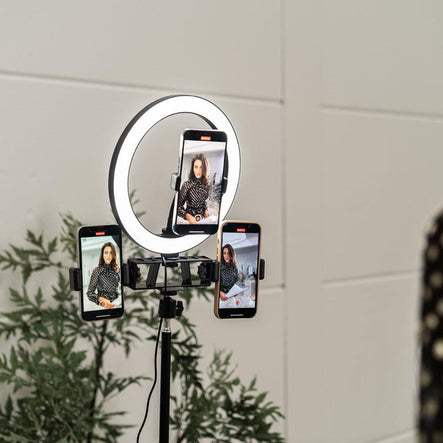 10" White LED Livesteam Ring Light - Onyx | Hypop