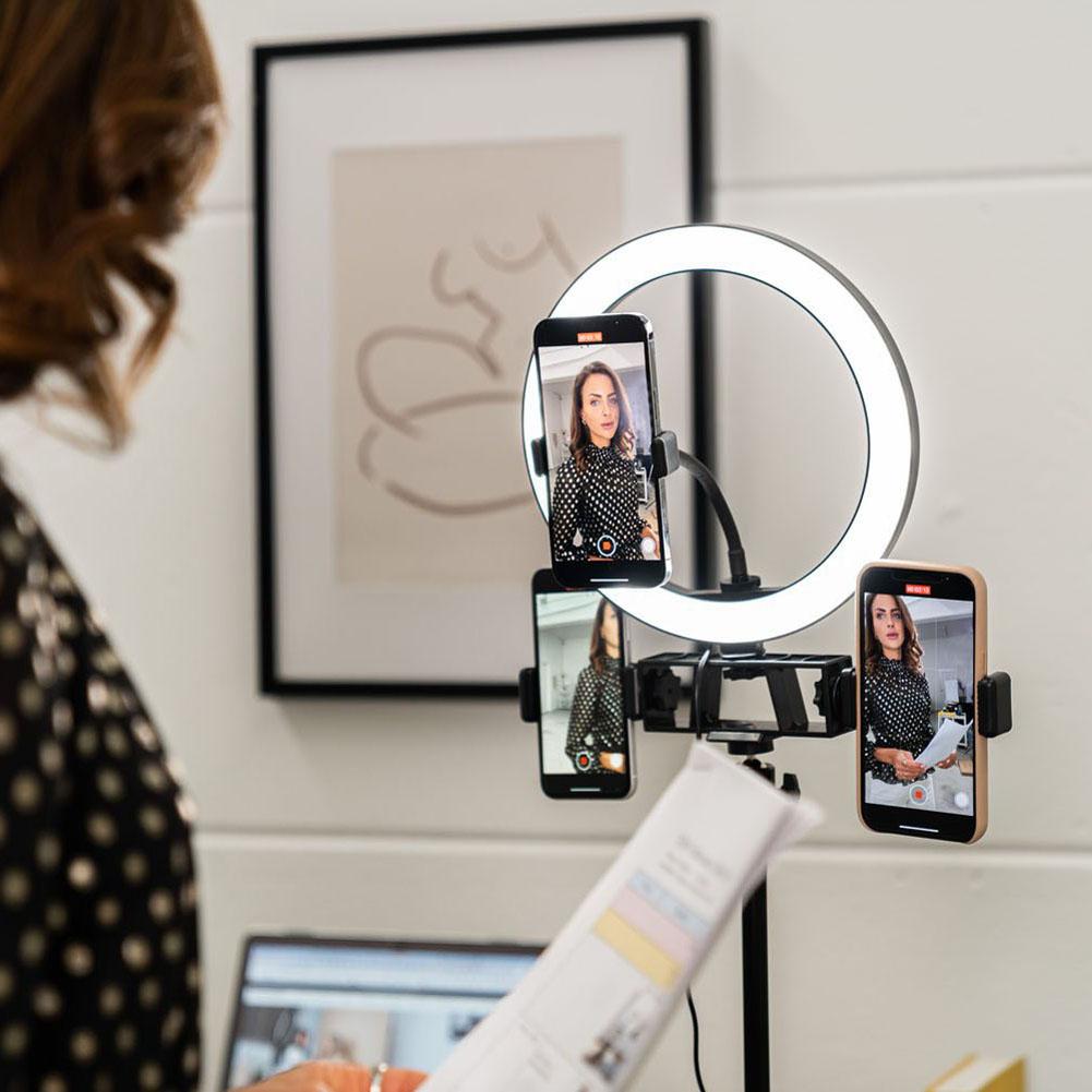 10" White LED Livesteam Ring Light - Onyx | Hypop