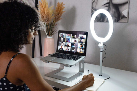 10" White LED Table Ring Light - Opaluxe | Hypop