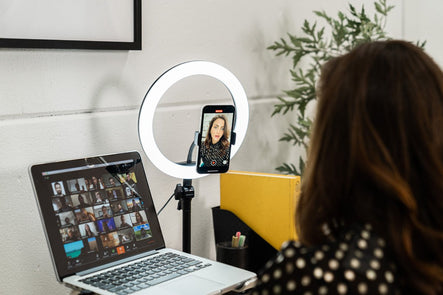 10" Black LED Table Ring Light - Opaluxe | Hypop