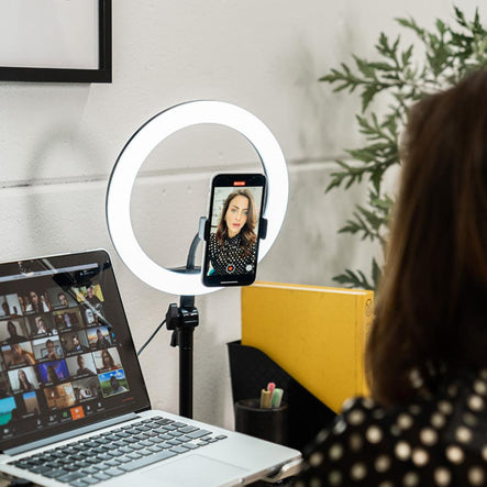 10" Black LED Table Ring Light - Opaluxe | Hypop