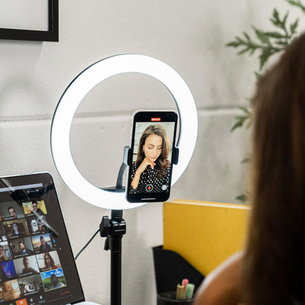 10" Black LED Table Ring Light - Opaluxe | Hypop