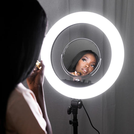 18" LED Portable Ring Light - Diamond Luxe III | Hypop