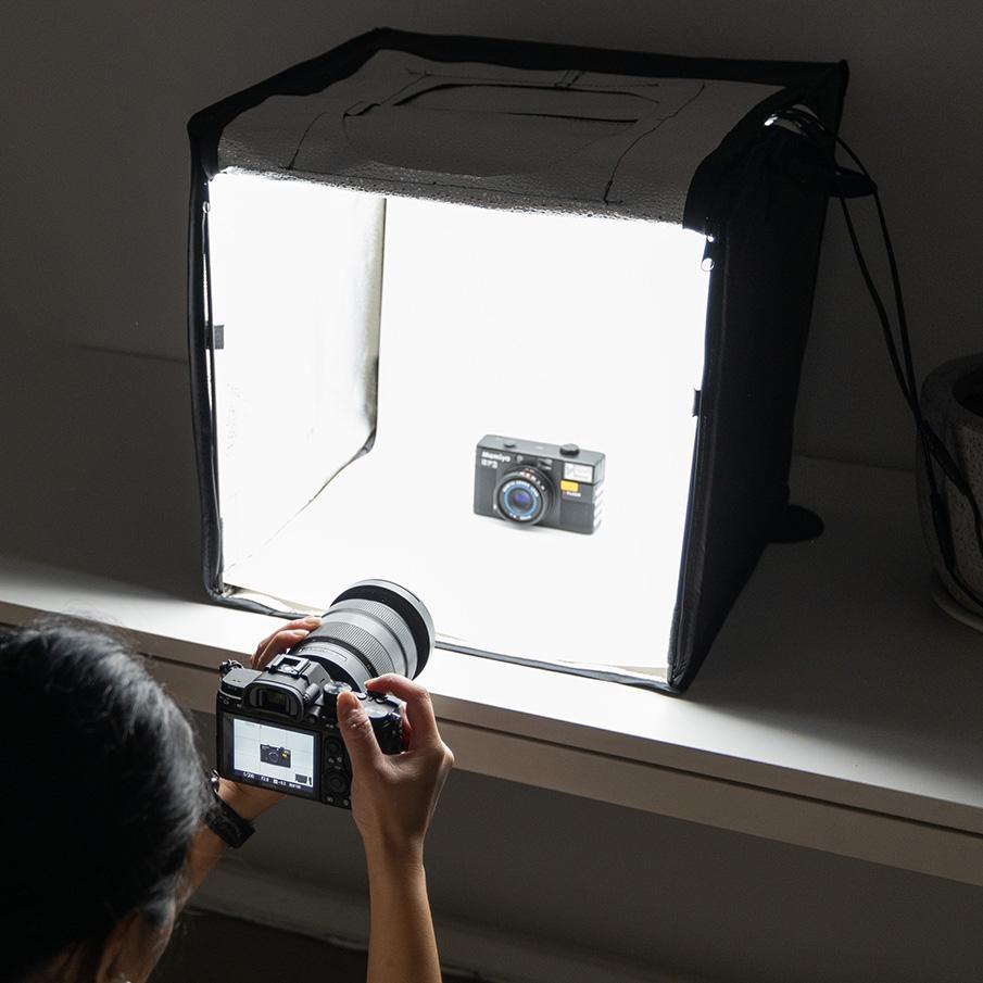 17" Foldable Product Photography LED Lighting Box - Studio Mate II (DE ...